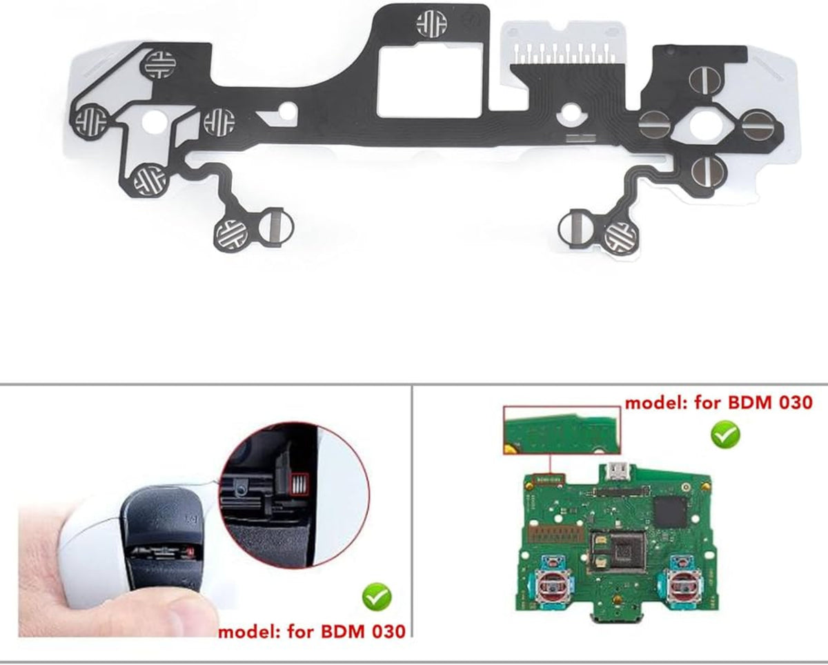 Flex membrana conductora botones para PlayStation 5 PS5 V1.0 BDM-010 ...